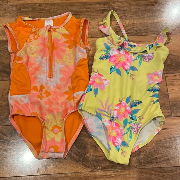 Swim | 2 Bathing Suits Gently Worn 24 Mths And 2t | Poshmark